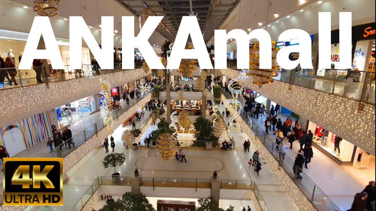 [4k] ANKAmall Shopping Center in Ankara Turkey - YouTube