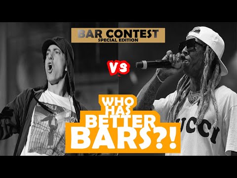Eminem vs Lil Wayne | The Bar Contest ‼️ - YouTube