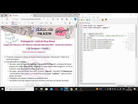 Révision Programmation Bac INFO 2024 - YouTube