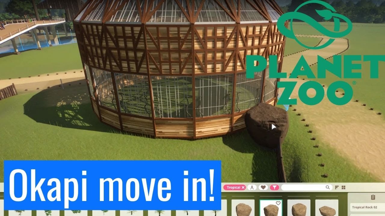 Planet Zoo Build: NEW Okapi enclosure Episode 14 - YouTube