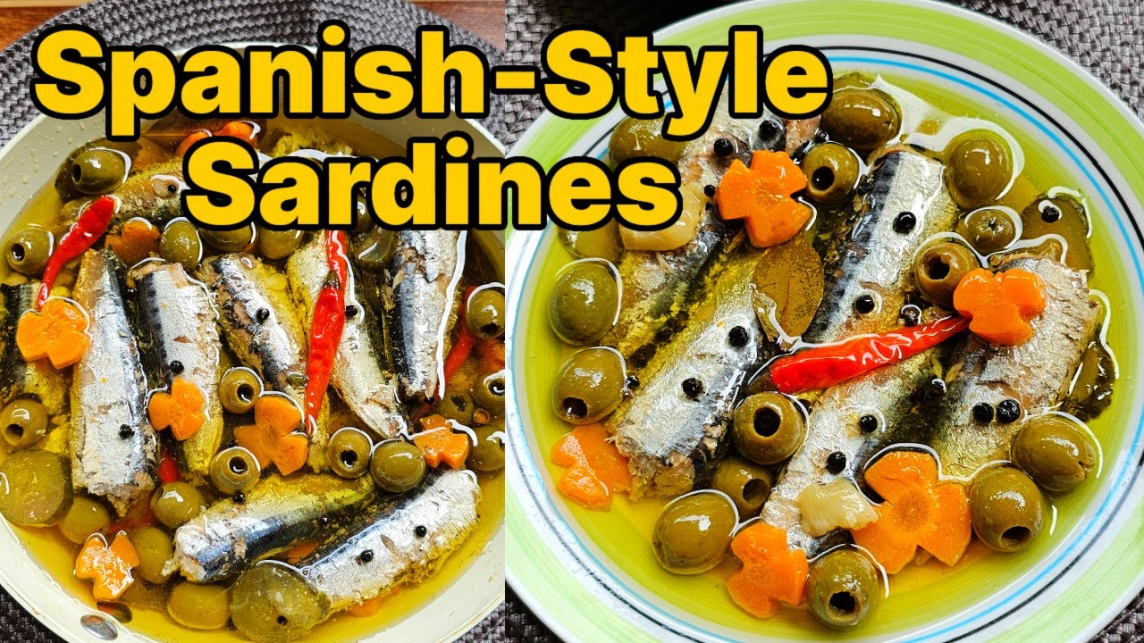 Homemade Spanish Sardines | How to make sardine in olive oil - YouTube