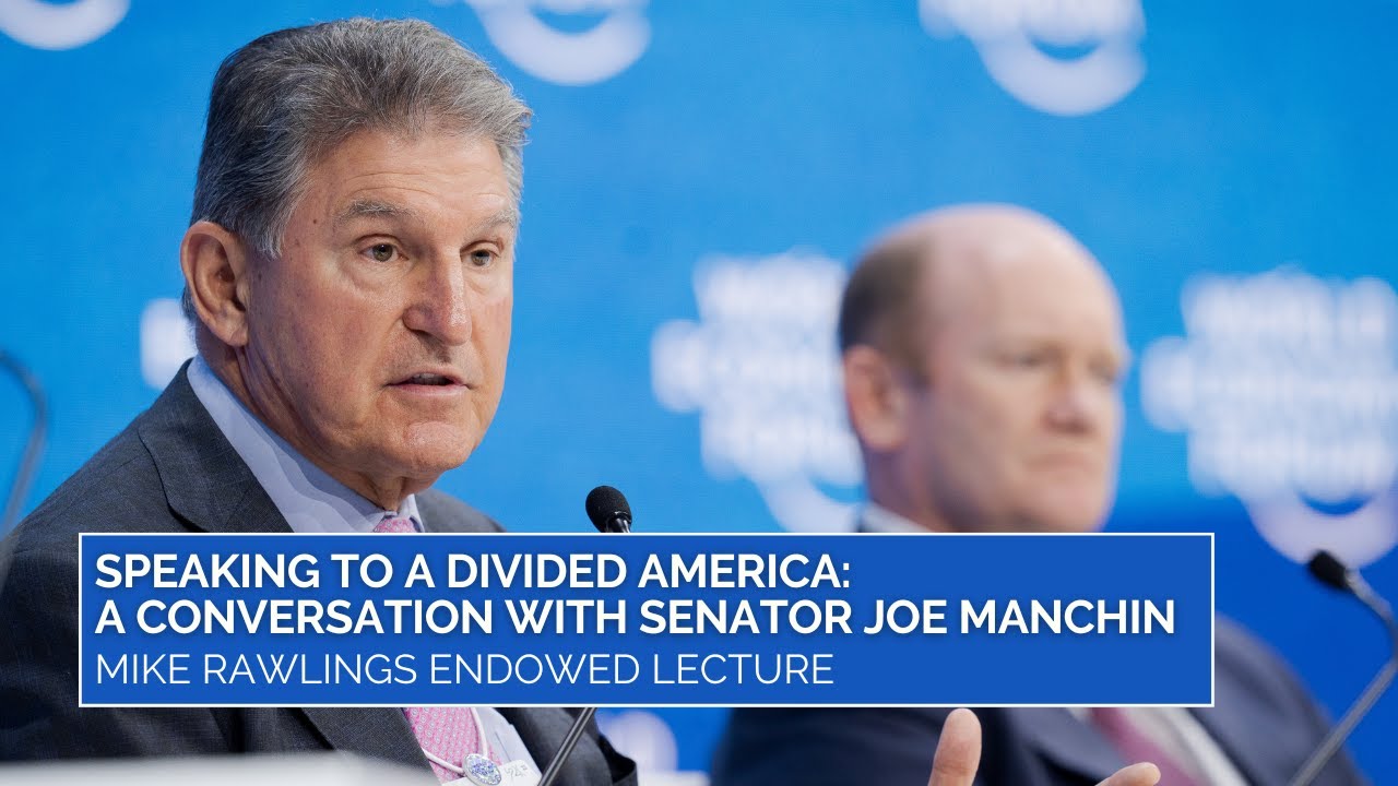 A Conversation with Senator Joe Manchin - YouTube