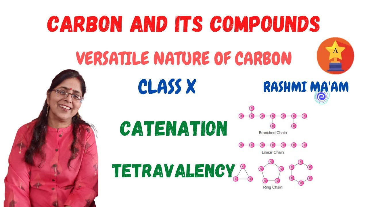 CARBON AND ITS COMPOUNDS | VERSATILE NATURE OF CARBON | CATENATION ...