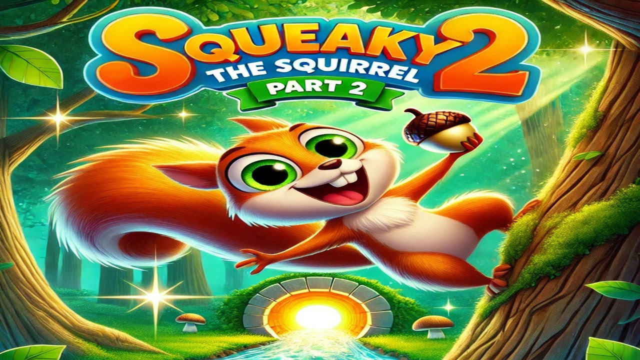 Squeaky the Squirrel Part 2: Discovering a Hidden Tunnel in Her Forest ...
