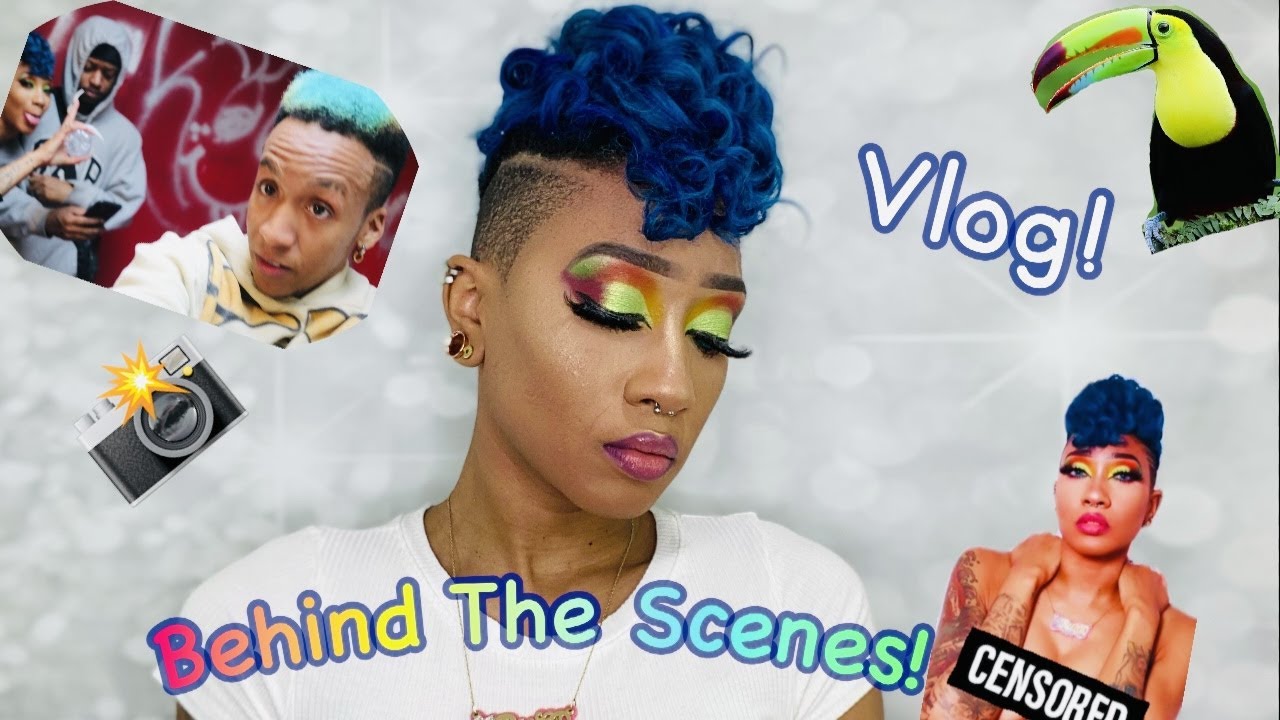 Toucan Inspired Makeup Look | Photoshoot Behind the Scenes Vlog! - YouTube