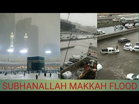 Makkah Flood Mekkah Banjir flood in Mecca 2017 - YouTube