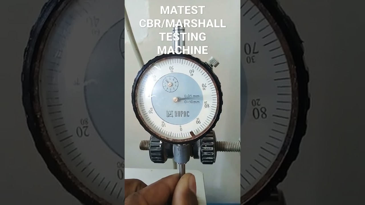 MATEST, CBR/MARSHALL TESTING MACHINE - YouTube