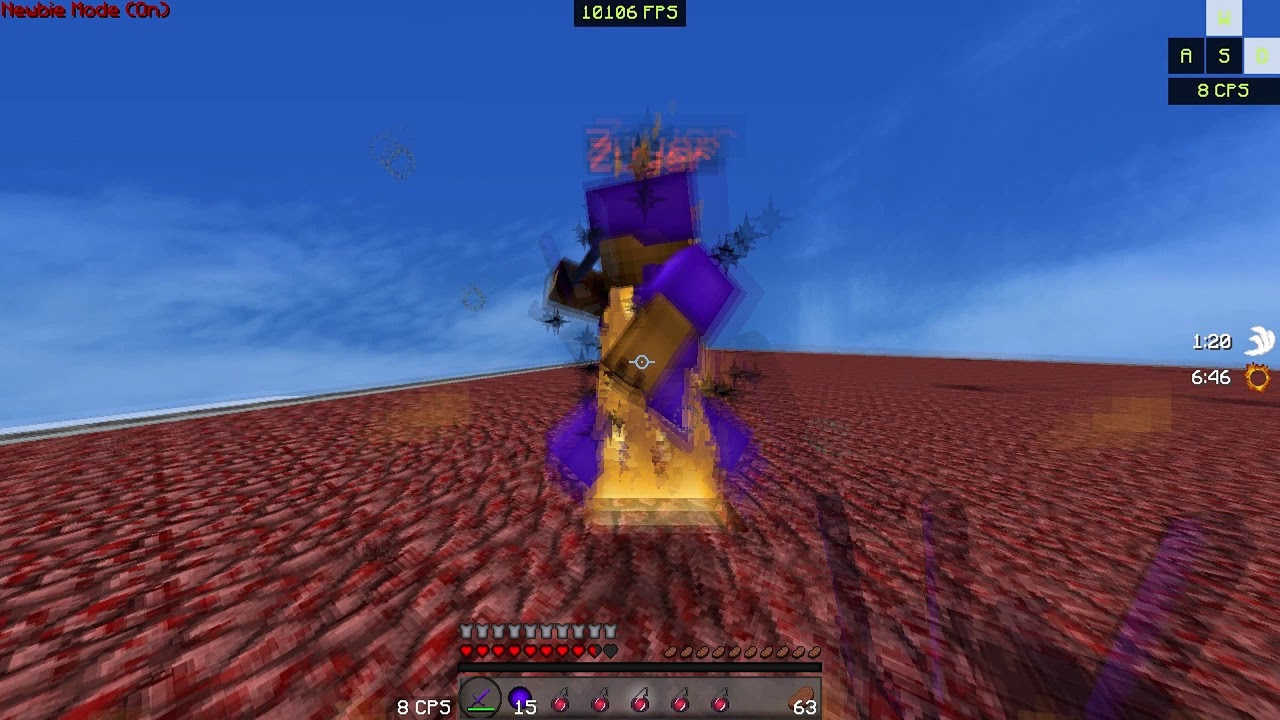 10,000 fps in minecraft - YouTube