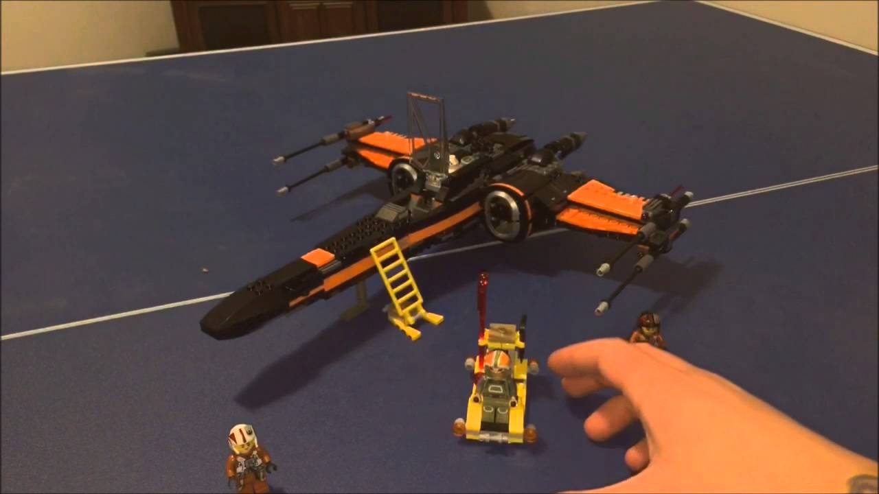 Poe Dameron's X-Wing Lego Set: Build and Review - YouTube