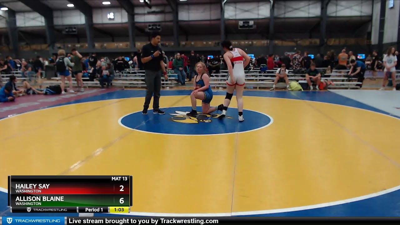 High School Women 144 Hailey Say Washington Vs Allison Blaine ...