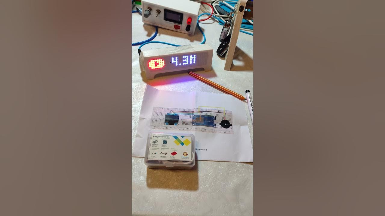 АНОНС! Flappy Game Kit Демонстрационная плата ESP8266, с OLED для Arduino IDE Game ESP8266-12E ...