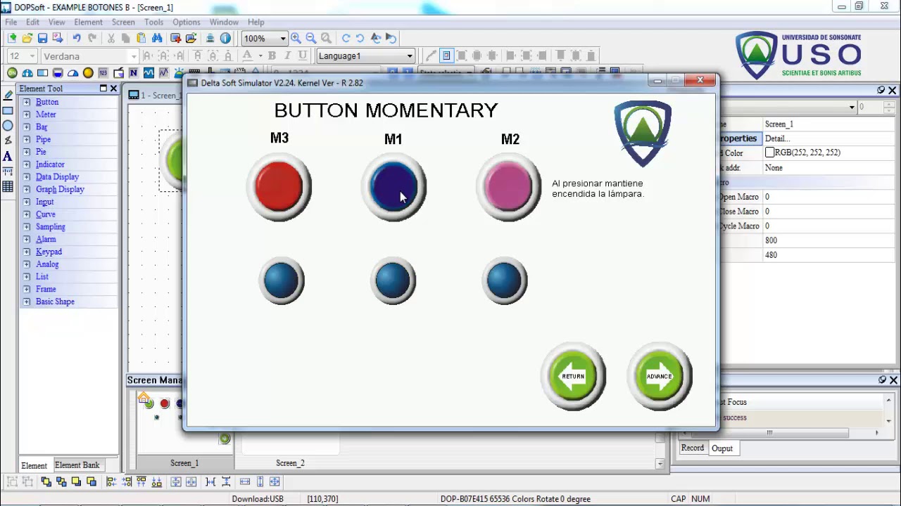 PLC DELTA Generalidades sobre botones - YouTube