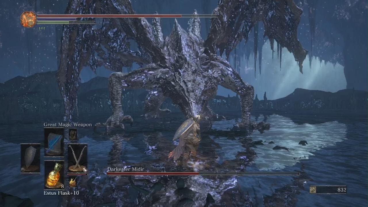 DS3 Boss Showcase Part 3 Darkeater Midir - YouTube