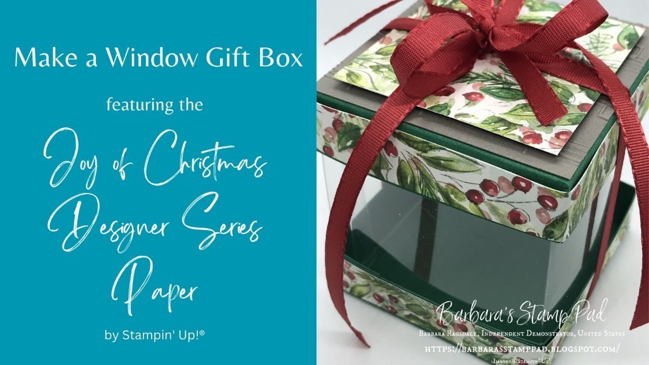 Learn how to Make a See-through Gift Box - YouTube