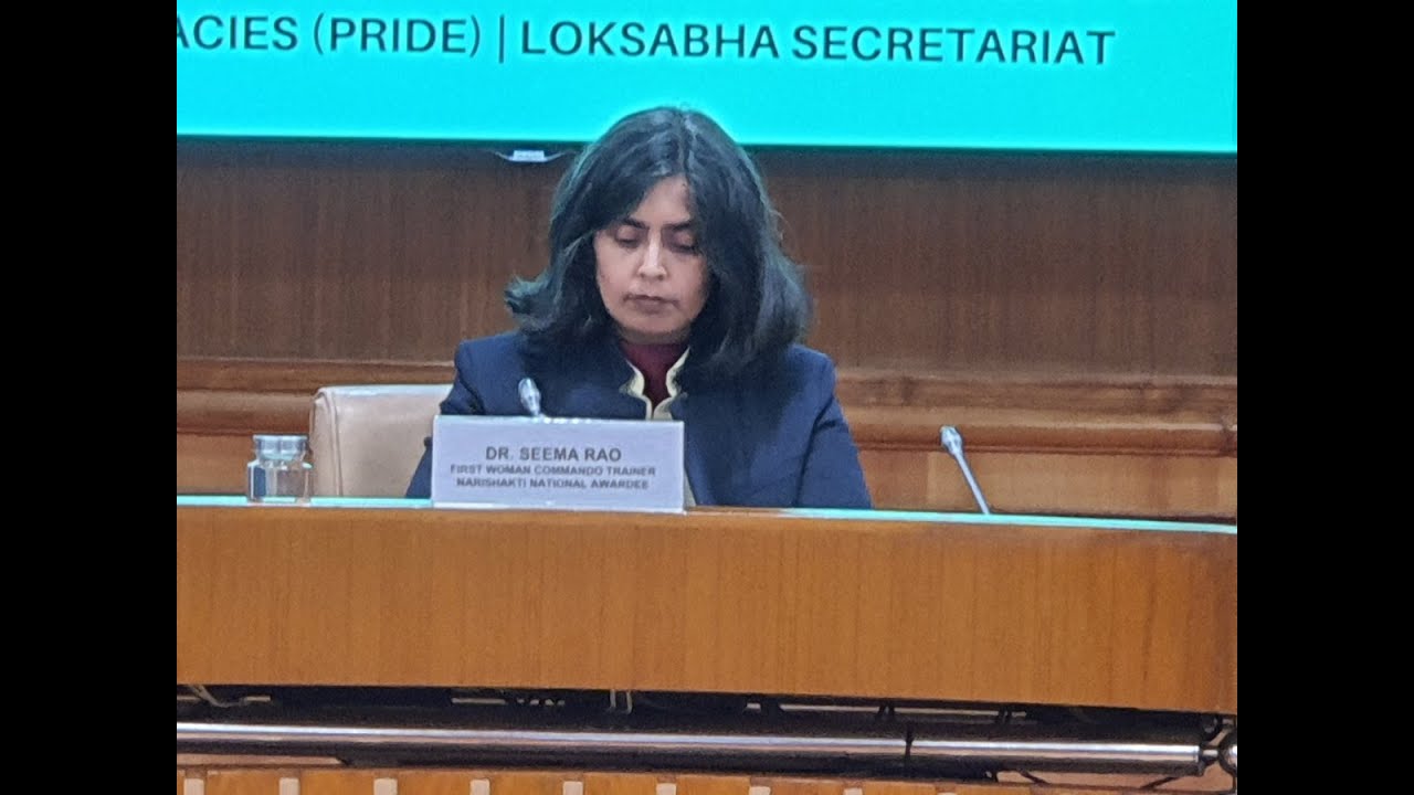 Dr. Seema Rao Lecture at Lok Sabha Parliament Secretariat International ...