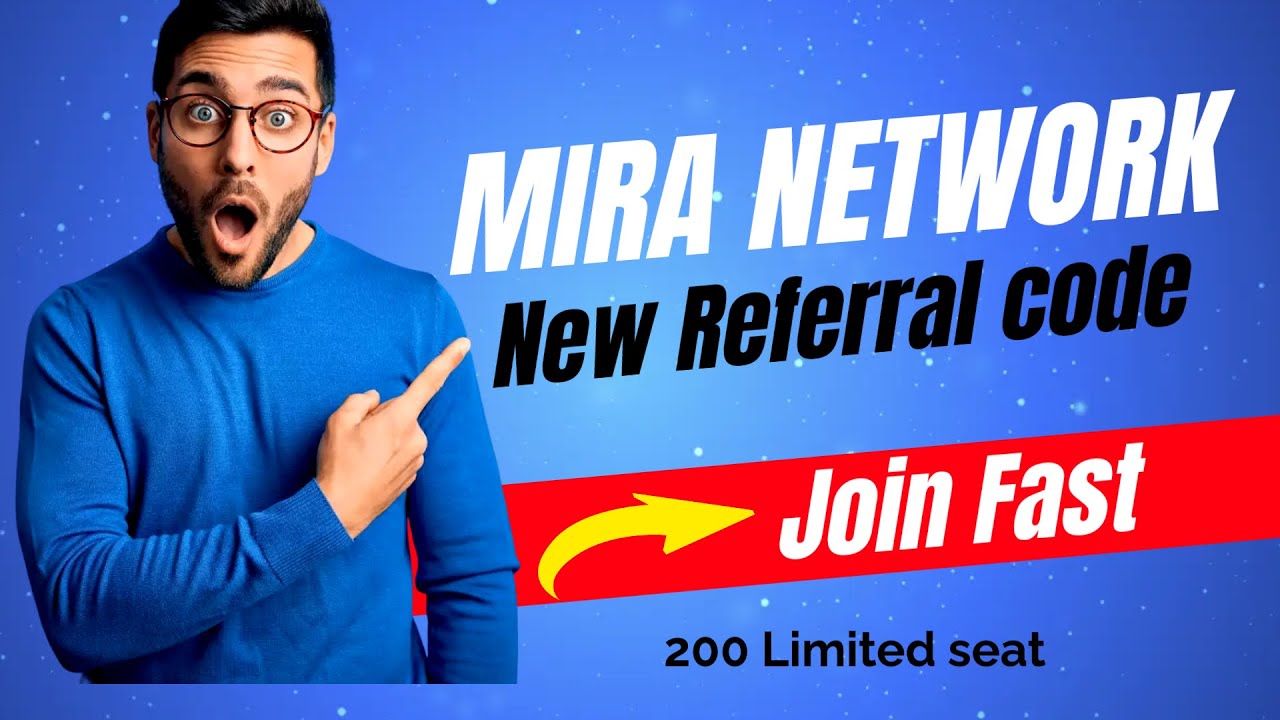 Mira Network New Referral code | Mira Network Invitation Code| Mira Network Mining Apps - YouTube