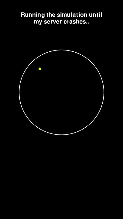 Ball bouncing simulation #adhd #music #code #space #python #physics # ...