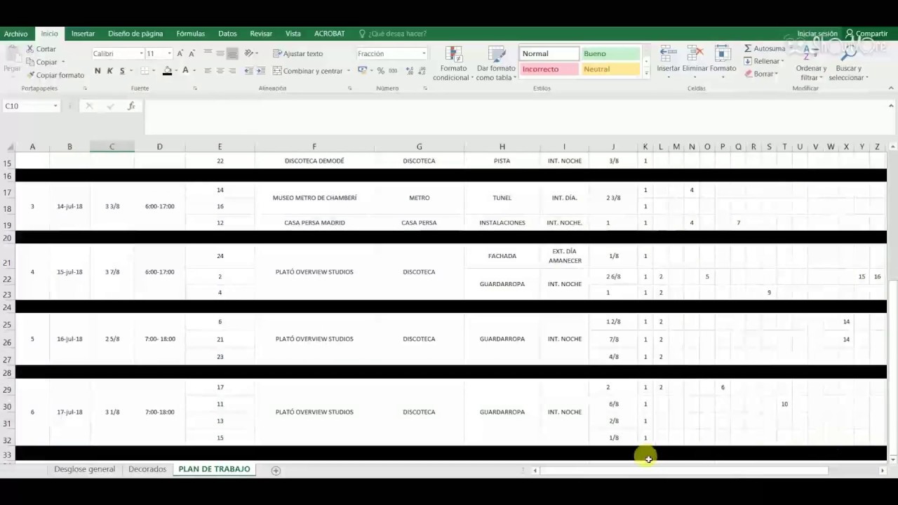 Tutorial 4: Cómo crear un Plan de rodaje - YouTube