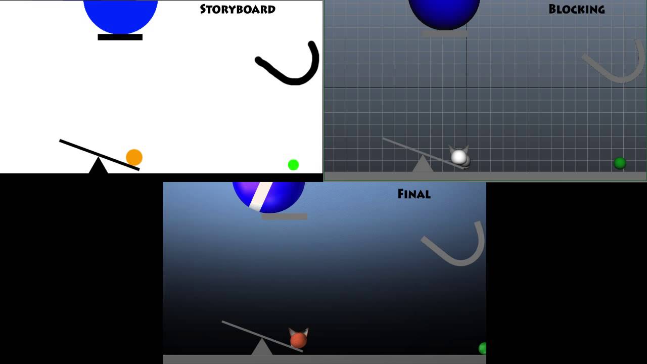 Bouncing Ball Storyboard to Final - YouTube