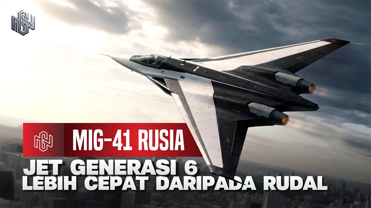 MiG-41: Jet Gen-6 Rusia, LEBIH CEPAT DARIPADA RUDAL, Ambisi Hantam ...