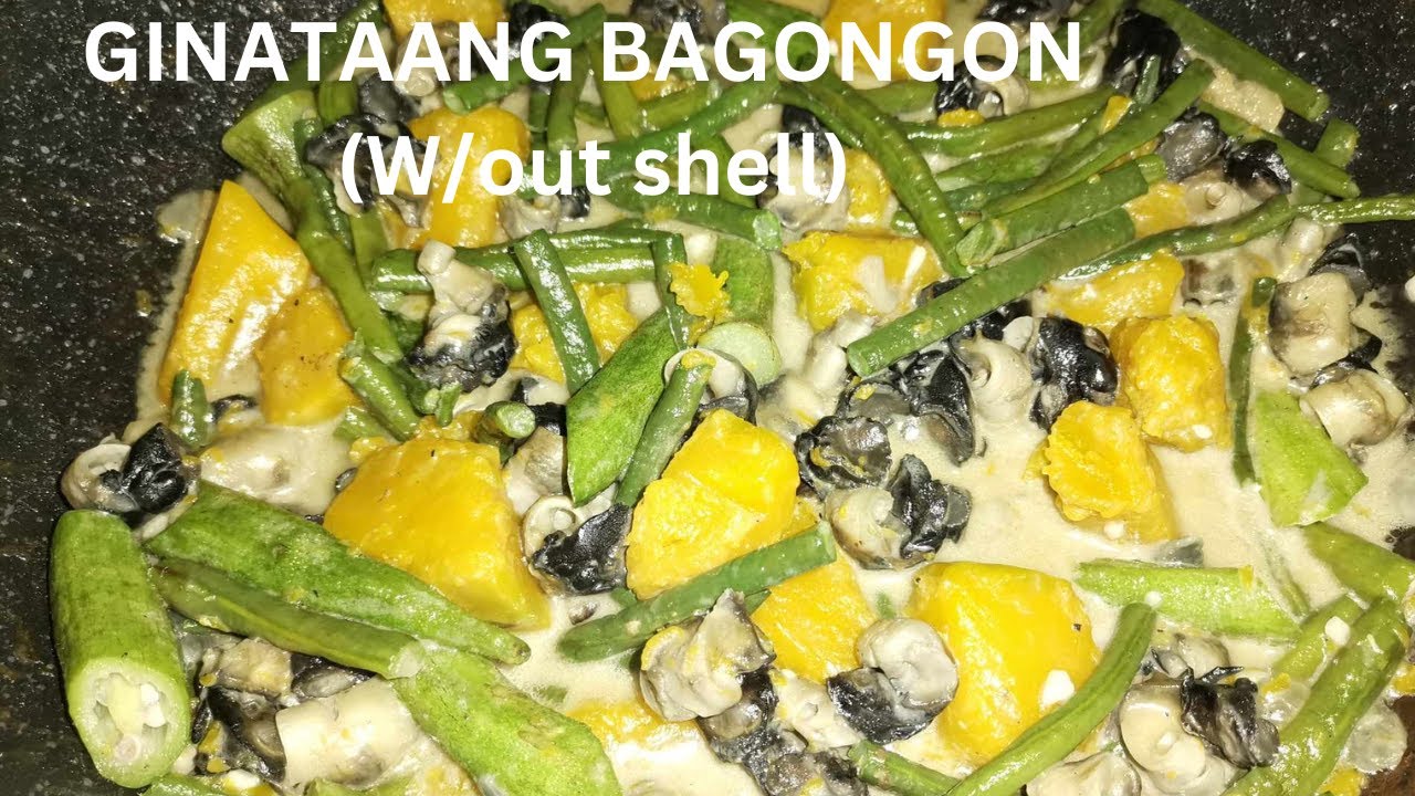 Ginataang Bagongon (w/out shell) - YouTube