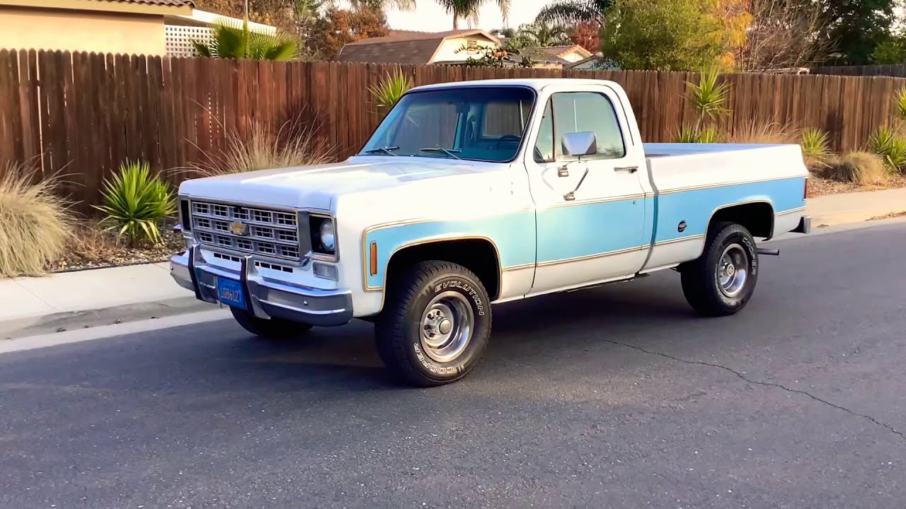 1977 Chevy K10 Silverado Bonanza Package SWB Square-body California FOR ...