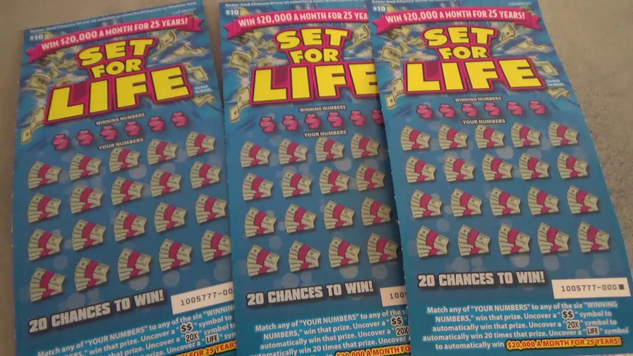 Set for Life Challenge Lottery Scratch Card 10.00 Games. A Good Jackpot ...