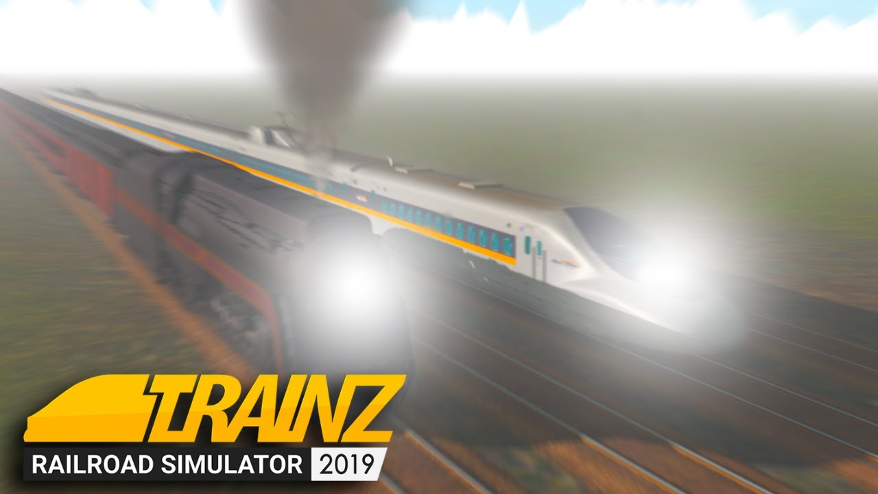 Shinkansen vs N&W J Class 600 in Trainz 2019 - YouTube