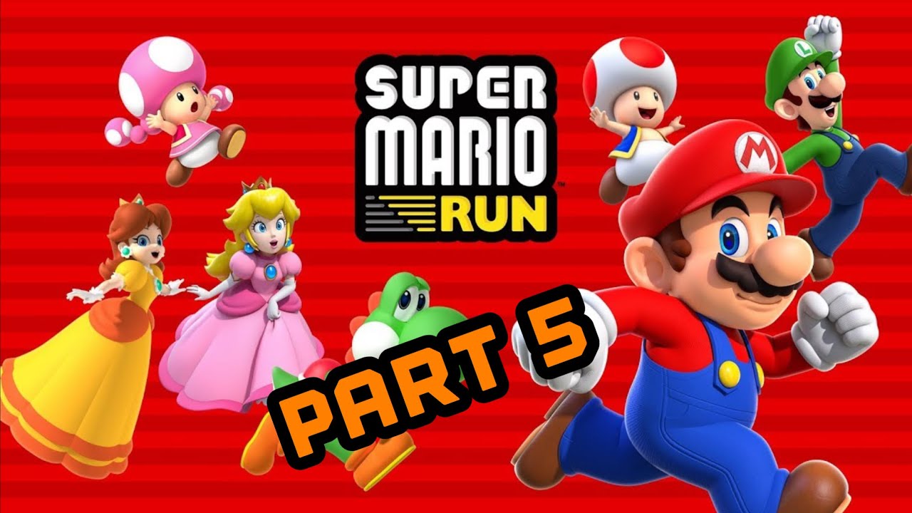 Fighting bowser. Mario run part 5 - YouTube