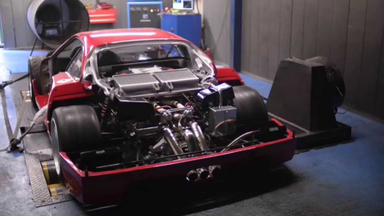Ferrari F40LM DYNO TEST - YouTube