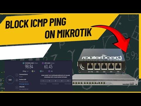 របៀបបិទ Ping នៅលើ Router MikroTik | How To Block Icmp Ping On Mikrotik - YouTube