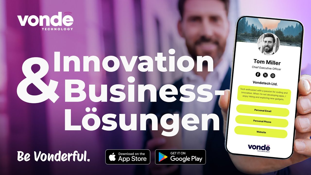 Vonde Pro App | Digitale Lösungen für Unternehmen – Smart, Sicher ...