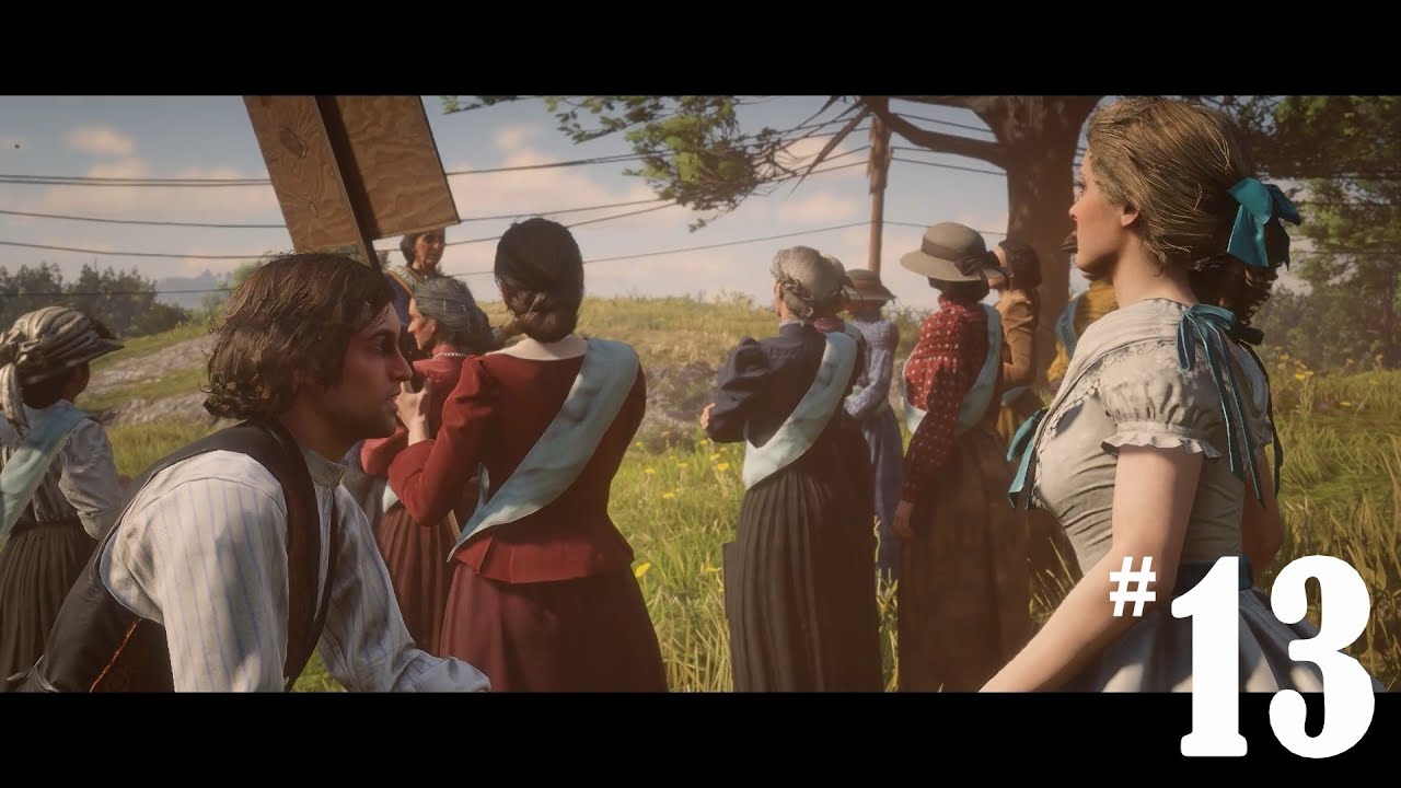 Red Dead Redemption 2 - Part 13 - GIVING BEAU GRAY'S GIFTS TO PENELOPE ...