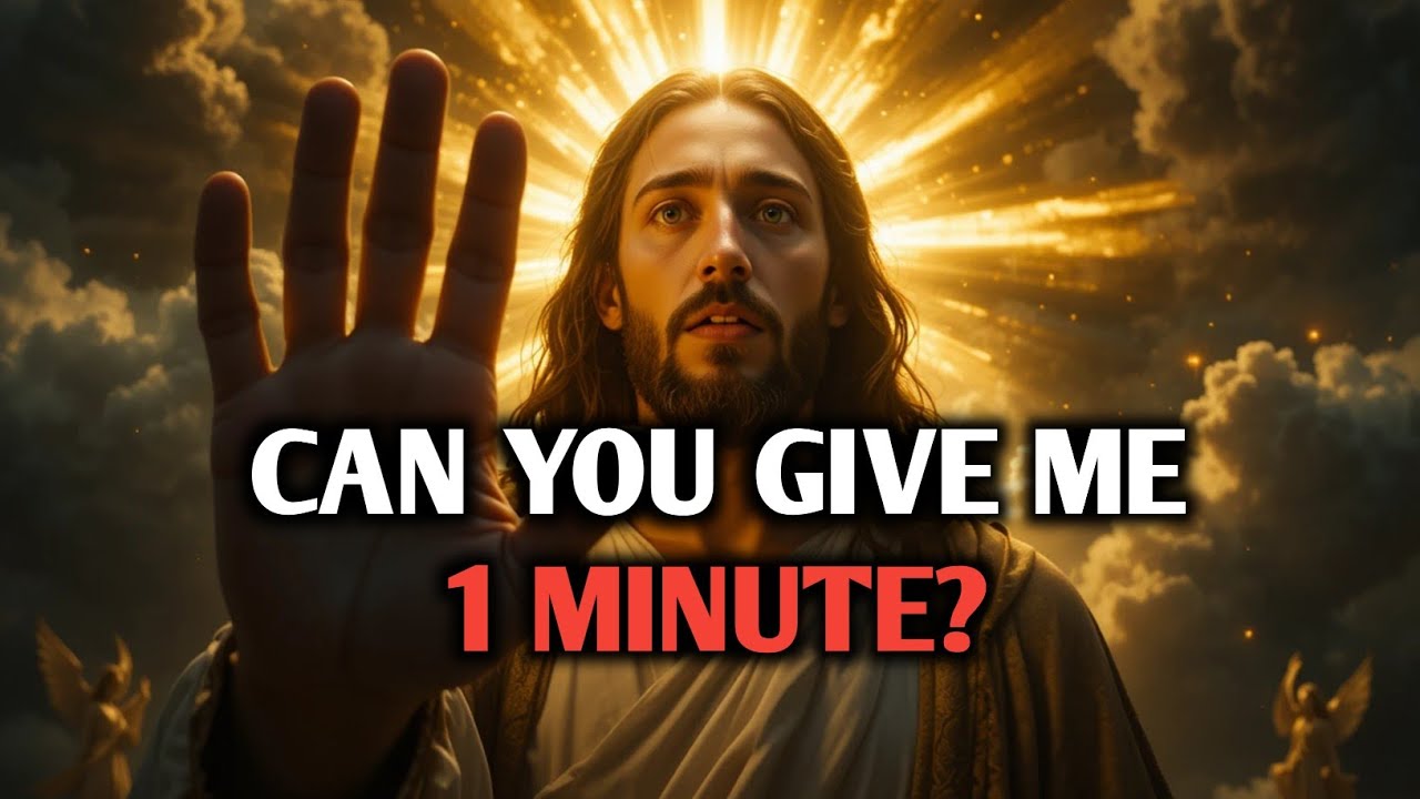 GOD SAYS; GIVE ME 60 SECONDS. IT'S WORTH IT.. | GOD'S MESSAGE FOR YOU ...