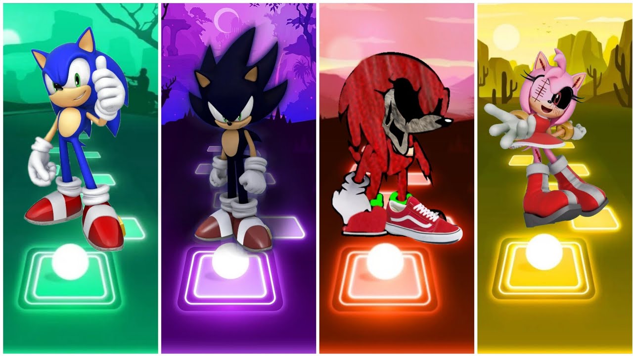 Sonic Hedgehog Team | Sonic The Hedgehog vs Dark Sonic vs Amy Exe Sonic ...
