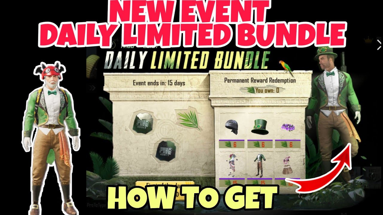 How To Complete Daily Limited Bundle Event In Pubg Mobile || Get ...