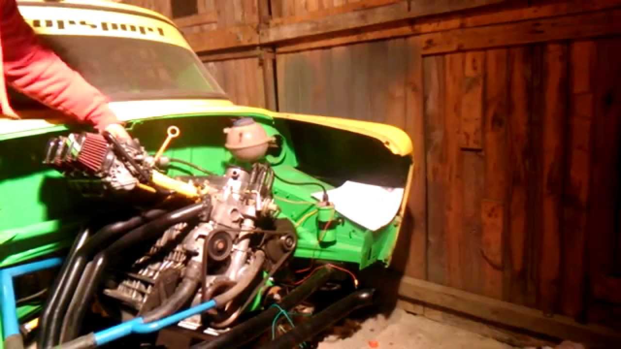 Škoda 100 Rallye first start engine 1.3 - YouTube