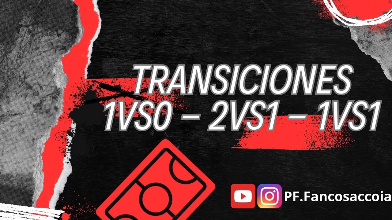 Futsal tarea | Ejercicio de transiciones (1vs0 - 2vs1 - 1vs1) - YouTube