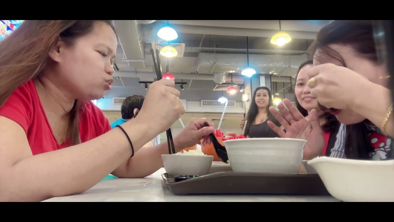 Dinner with Neneth vlog & analyn at Lucky Plaza - YouTube
