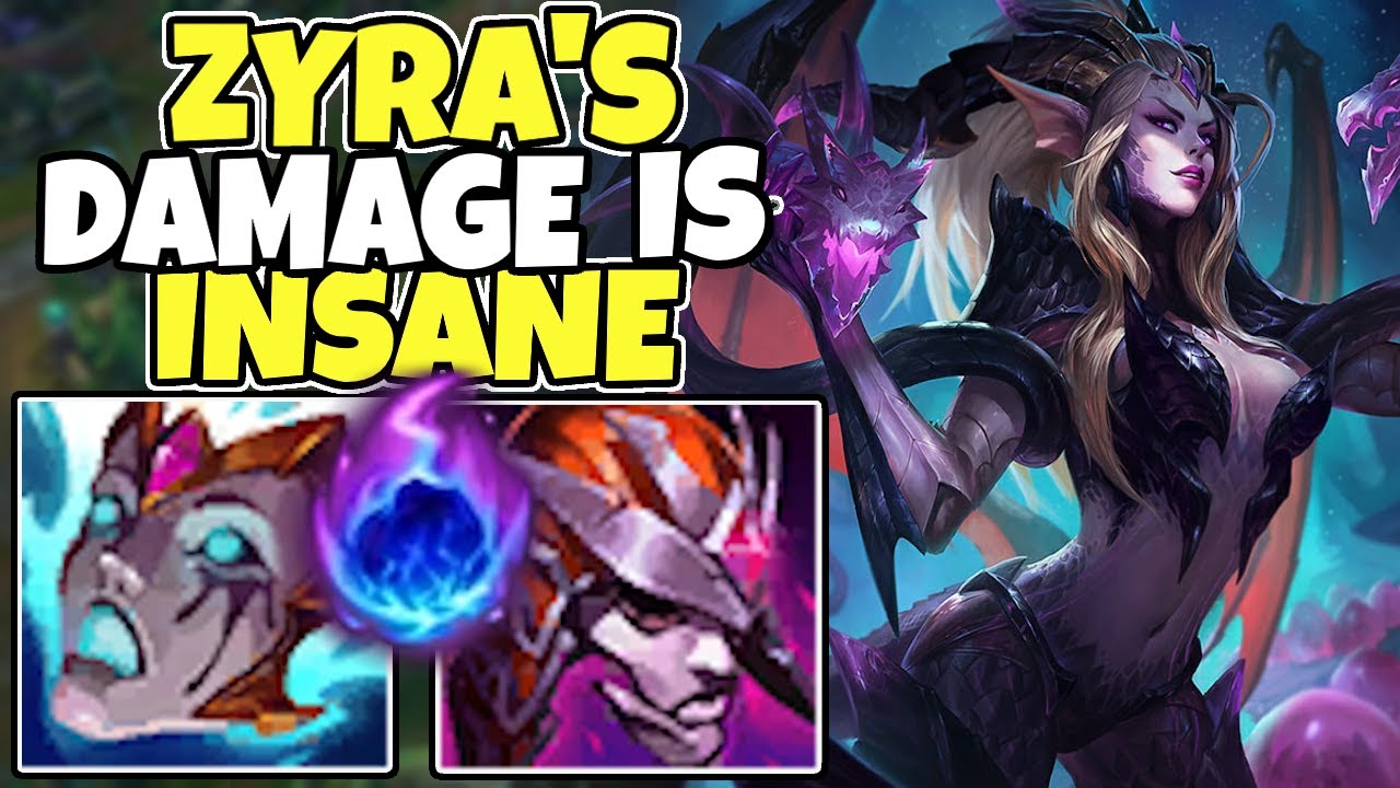 This Challenger ZYRA build does INSANE damage for support | Zyra ...