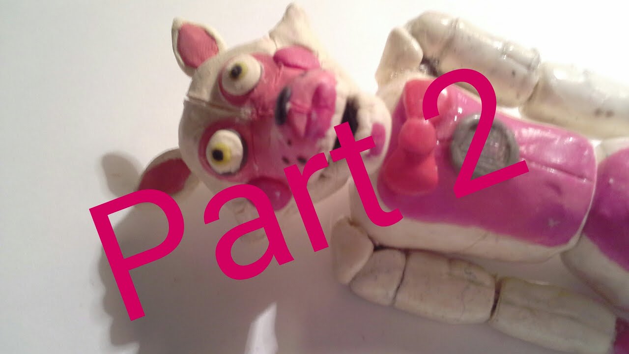 FNaF SL⭐Funtime foxy clay tutorial⭐Part 2 - YouTube