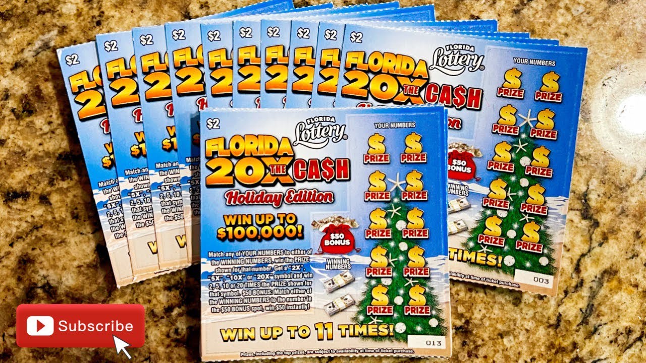 FLORIDA 20X THE CASH | Florida Scratch-Offs - YouTube