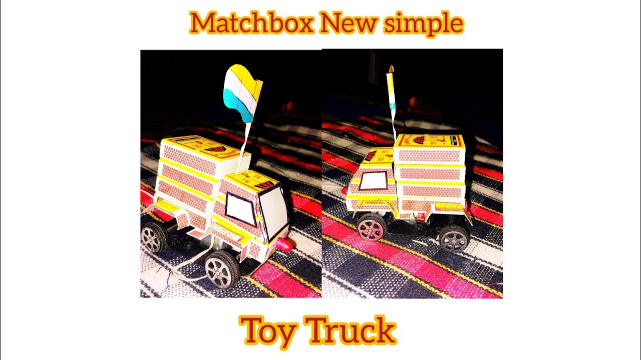 How to make matchbox new simple toy truck at Home | diy mini toy truck ...