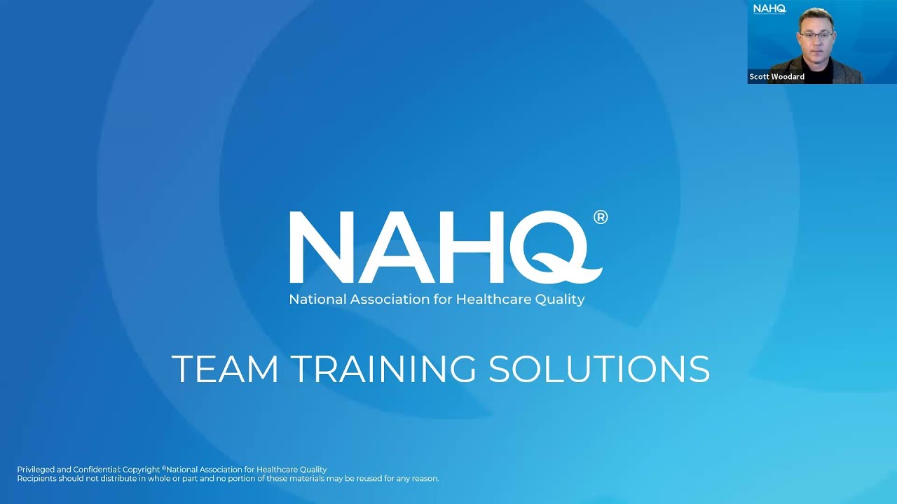 NAHQ's Team Training Solutions - YouTube
