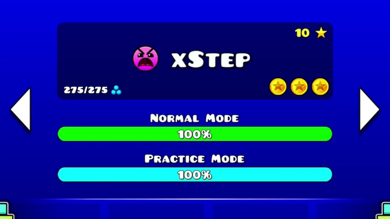 xStep | 100% Normal mode | 3 Coins | Pinguks GD - YouTube