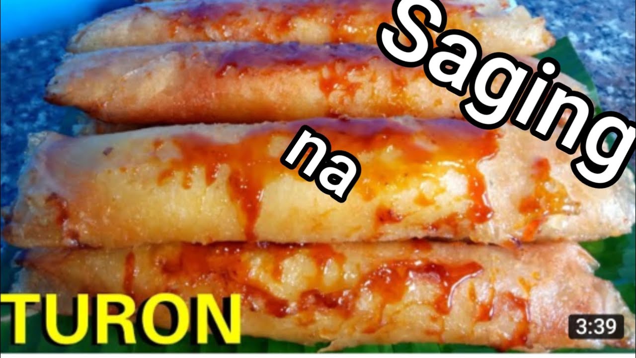 How to cook Saging na Turon - YouTube