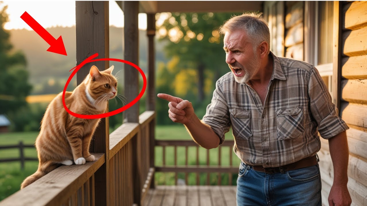 Grumpy Old Man Found Rescues Cat, But When He Learned About Its Past ...