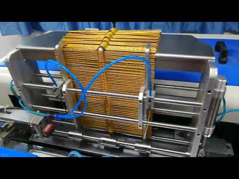 HB 520PB Automatic double loop wire punching and binding machine for hanger calendar - YouTube