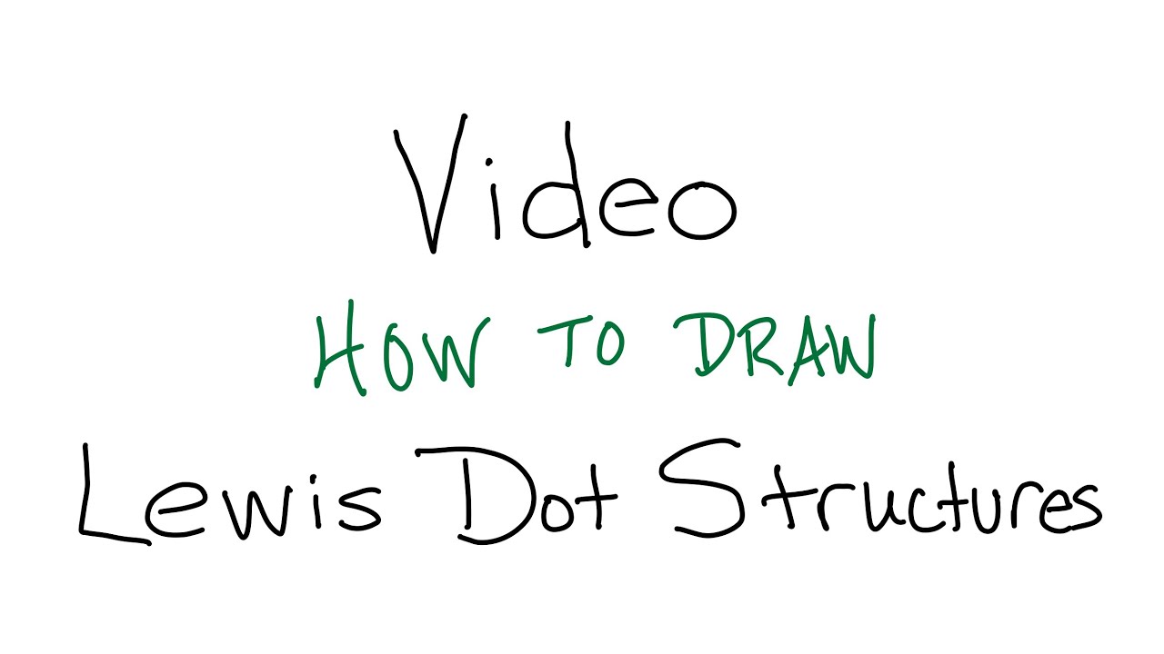 Teach: Beginning Lewis structure drawing with cc - YouTube