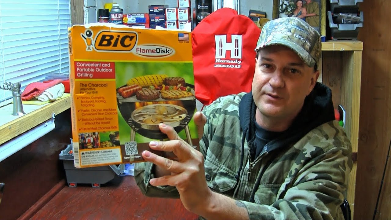 BIC FlameDisk Cooking Camp Survival - YouTube